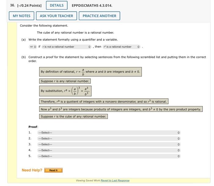 Solved Consider the following argument. All discrete | Chegg.com