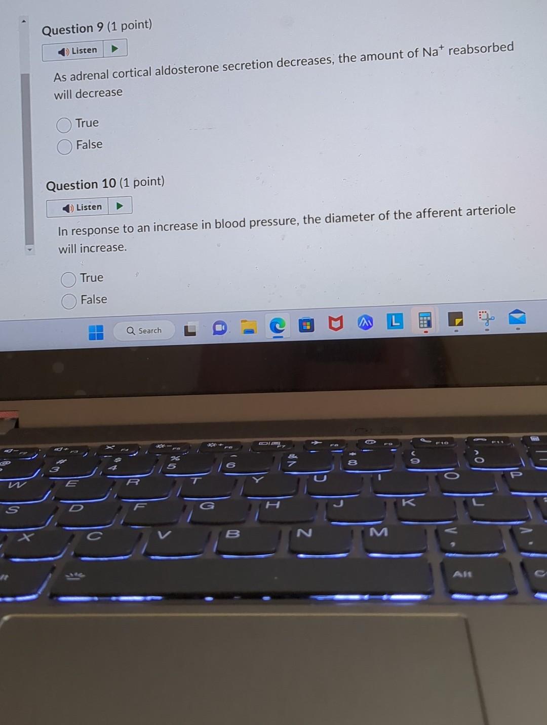 Solved As adrenal cortical aldosterone secretion decreases, | Chegg.com