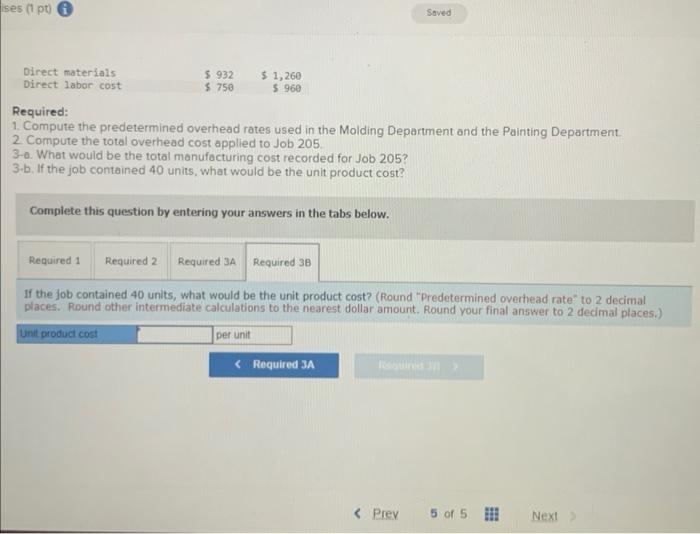 Solved Problem 2-19 (Algo) Multiple Predetermined Overhead | Chegg.com