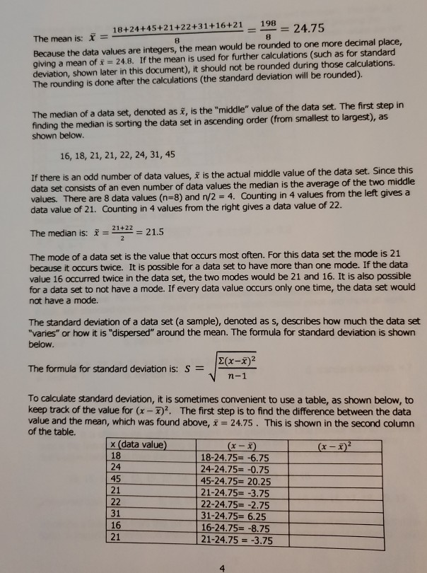 Solved Part 2: Descriptive Statistics Example: A call center | Chegg.com