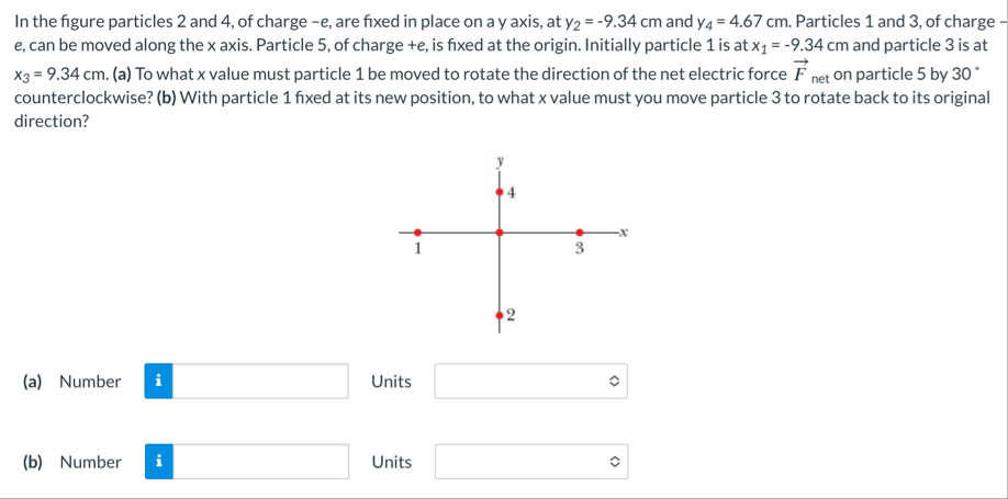 Solved In the figure particles 2 ﻿and 4 , ﻿of charge -e, | Chegg.com