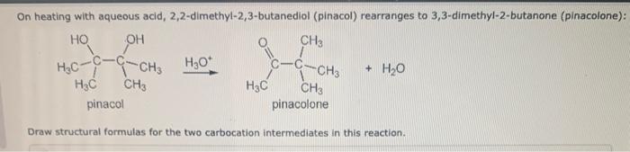 Solved Draw structural formulas for the two carbocation | Chegg.com