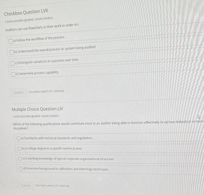 Solved Checkbox Question LVII 1 point possible (graded, | Chegg.com