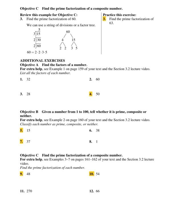 Solved ADDITIONAL EXERCISES Objective A Find some multiples | Chegg.com