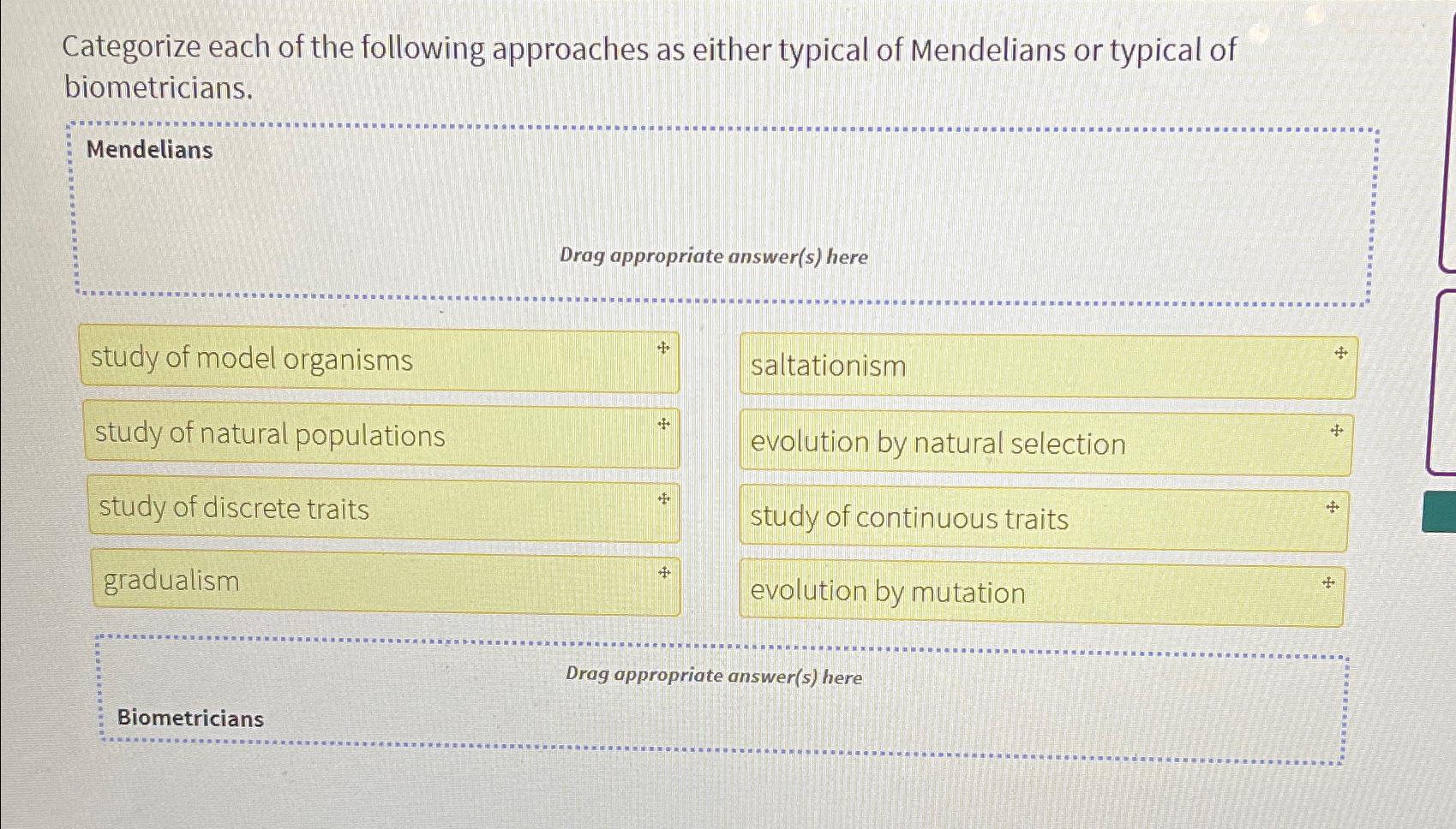 Solved Categorize each of the following approaches as either | Chegg.com