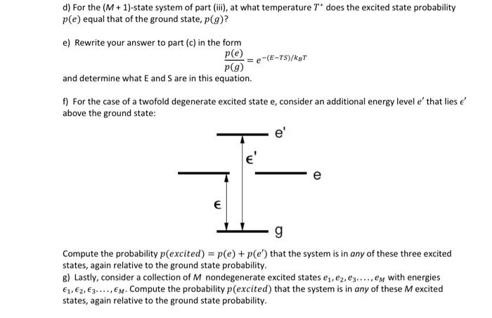a) Consider a system with only two microstates, as | Chegg.com