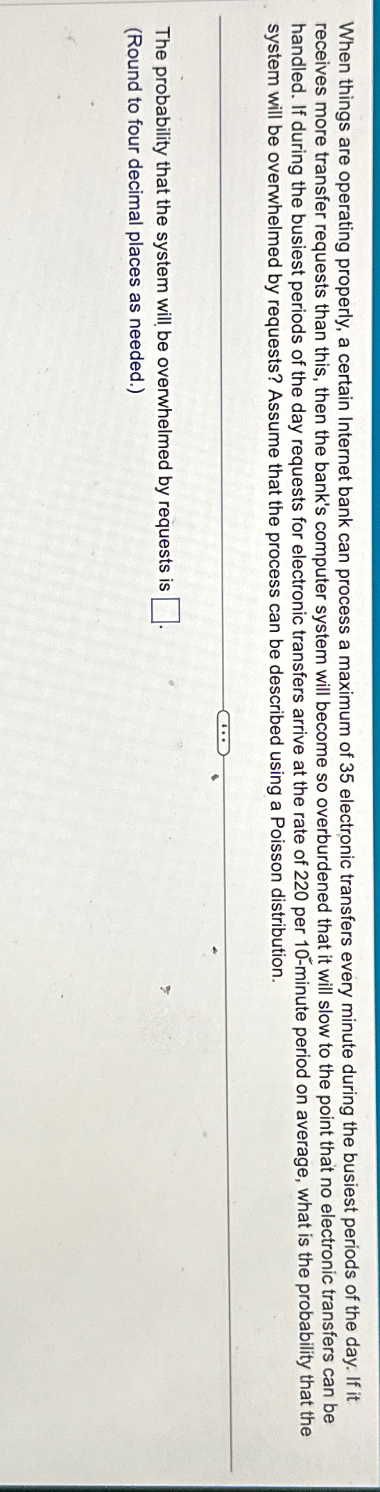 Solved When things are operating properly, a certain | Chegg.com