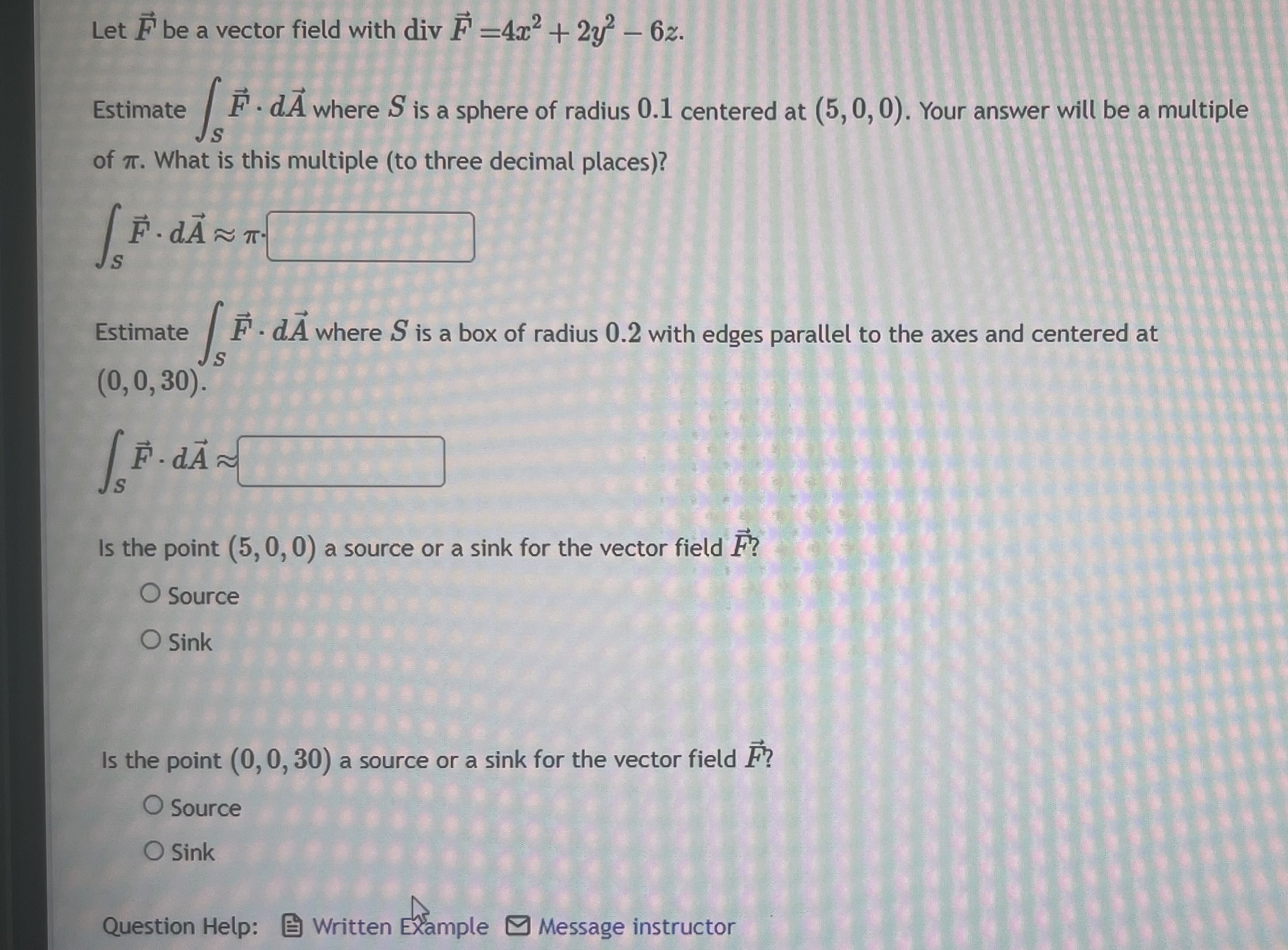 Solved Let vec(F) ﻿be a vector field with | Chegg.com