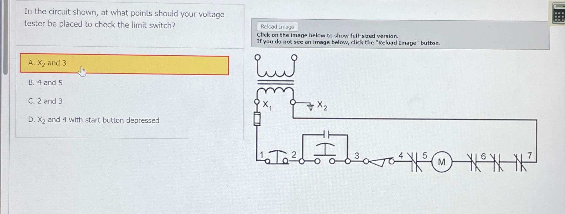 Solved In the circuit shown, at what points should your | Chegg.com