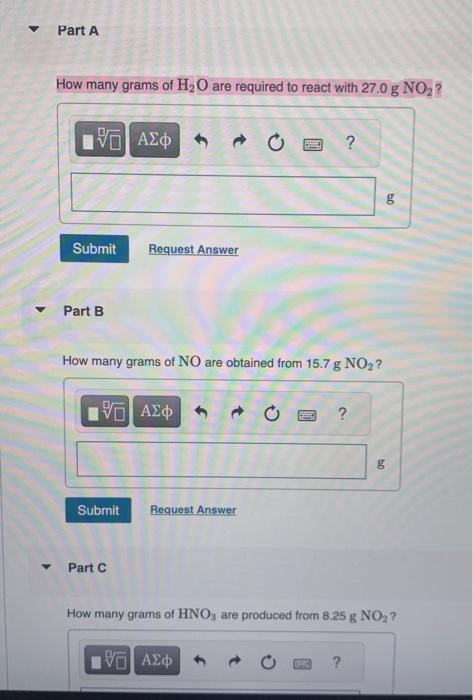Solved How many grams of H2O are required to react with 27.0 | Chegg.com