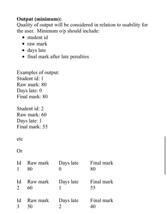 Solved 3. Problem Specification: Design and implement a | Chegg.com