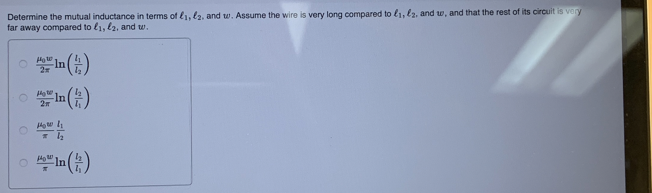 Solved Determine the mutual inductance in terms of l1,l2, | Chegg.com