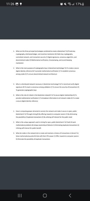 Solved 1. What distinguishes public blockchains from private | Chegg.com