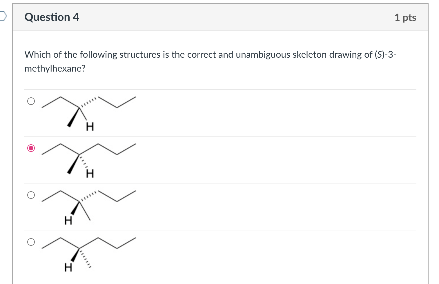 Solved Which of the following structures is the correct and | Chegg.com