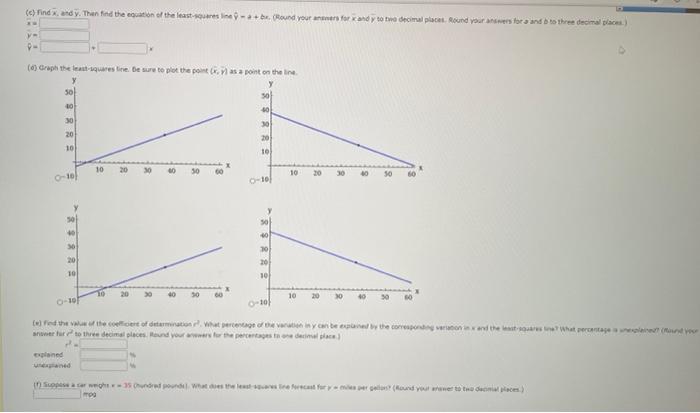 Solved ete parts (a) through (e), given | Chegg.com