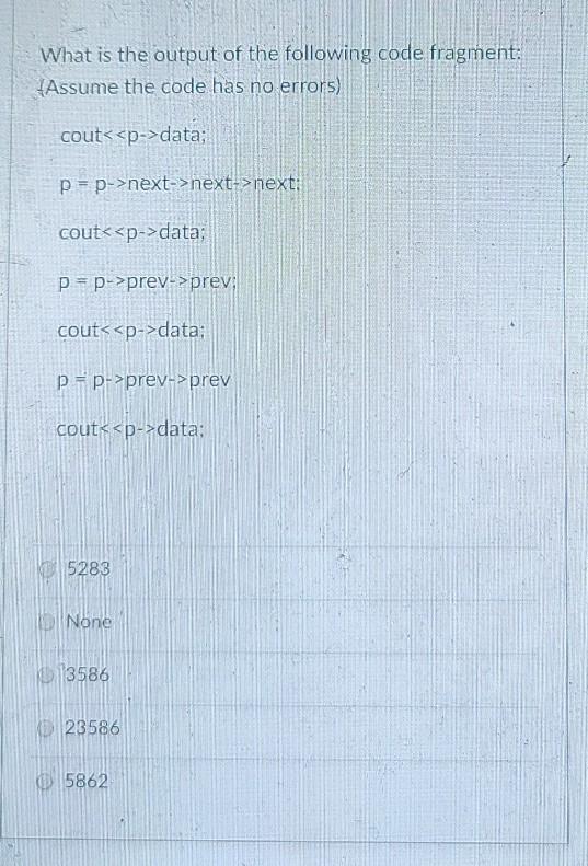 Solved Consider The Following Node Declarations And The 