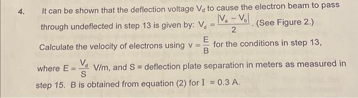 9. Extra Credit: Derive the equation for Vd used in | Chegg.com