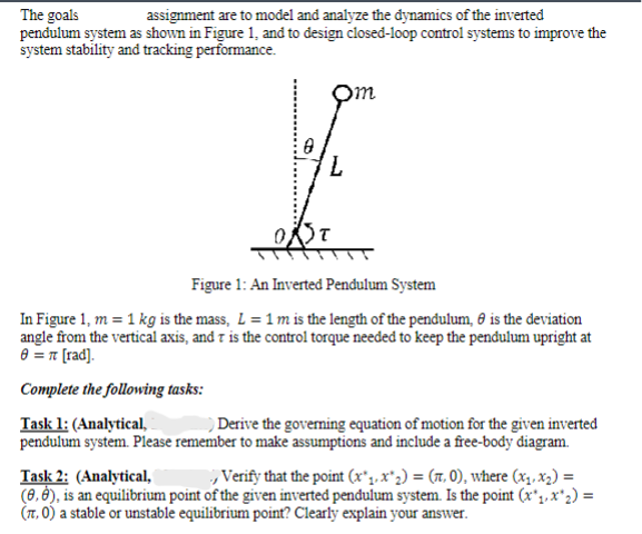 Solved The goals assignment are to model and analyze the | Chegg.com
