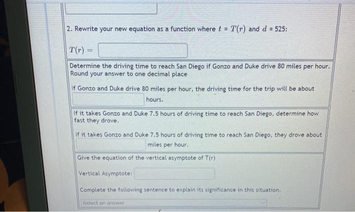 Solved Evaluating and Solving Rational Functions Gonzo and | Chegg.com
