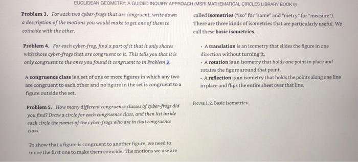Solved corresponding part of the other. We quote this fact | Chegg.com