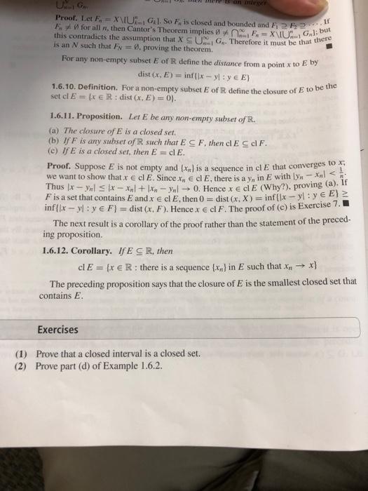 Solved 1.f Continuous Functions (3) Show that parts (a) and | Chegg.com