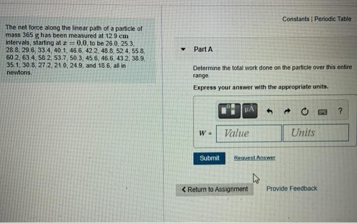 Solved Constants Periodic Table The resistance of a packing | Chegg.com