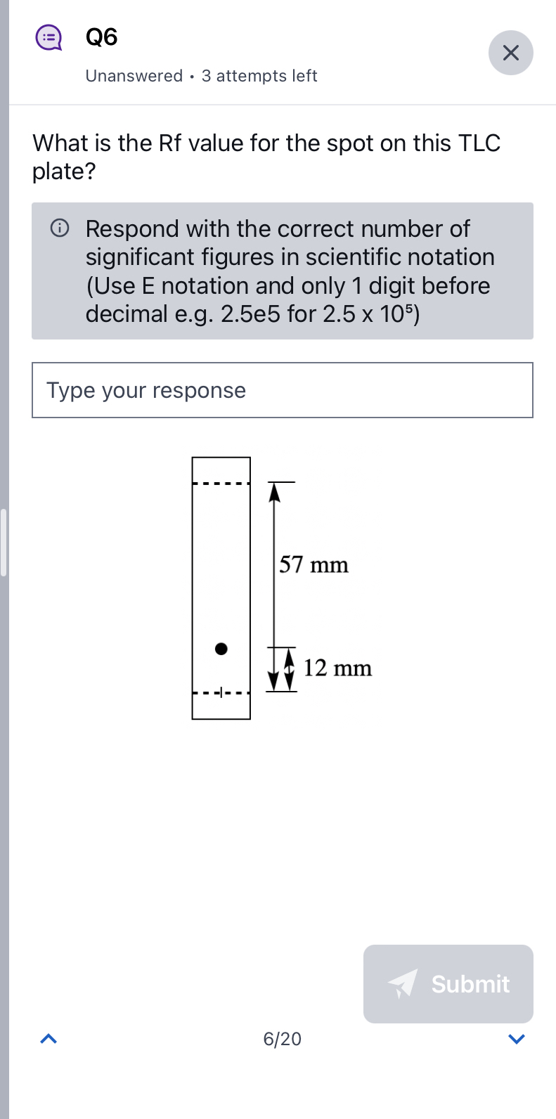 Solved What is the Rf value for the spot on this | Chegg.com