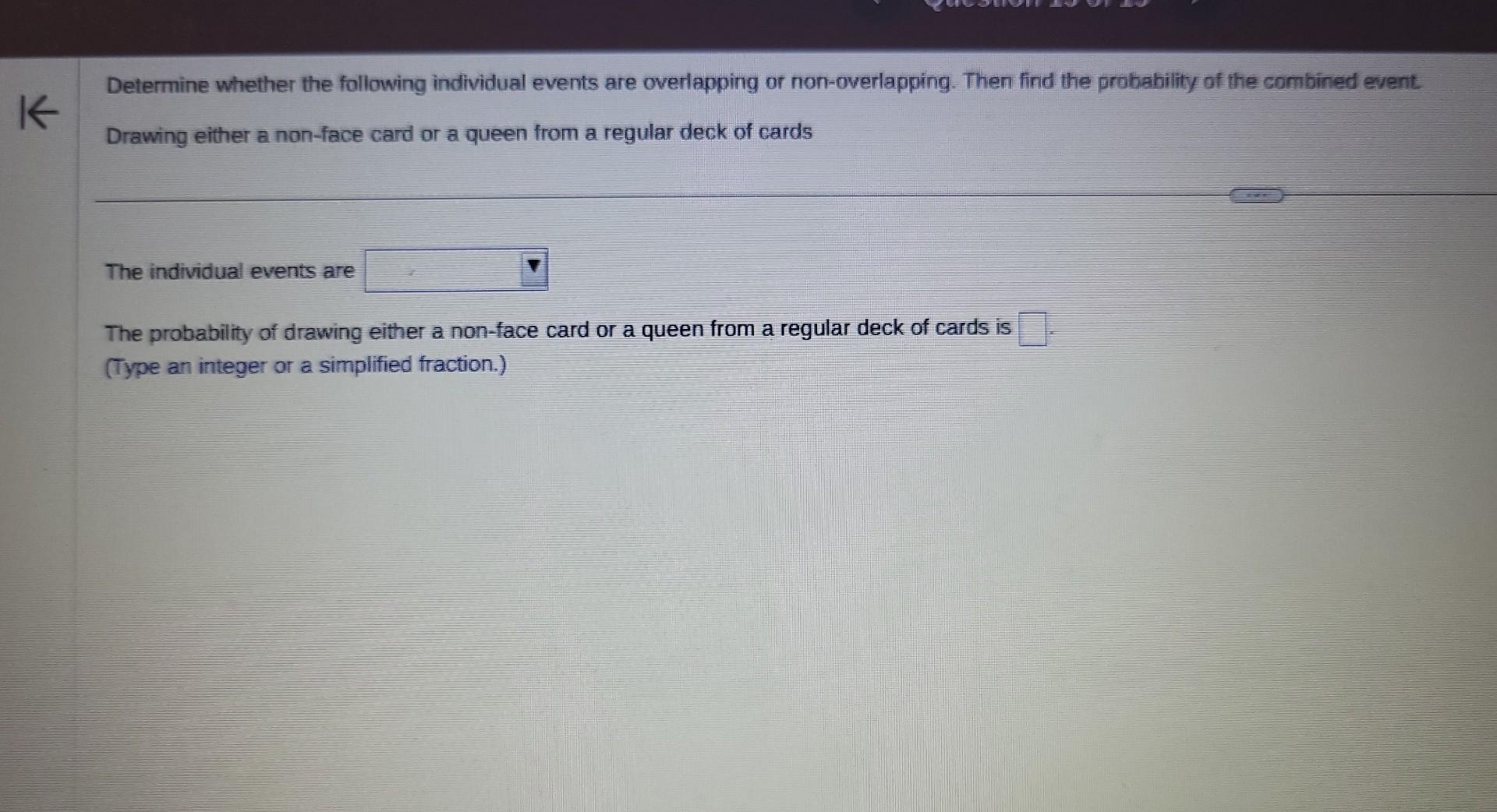 Solved Determine whether the following individual events are | Chegg.com