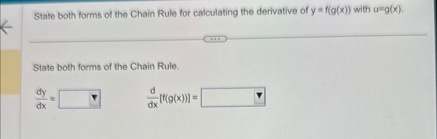 Solved State both forms of the Chain Rule for calculating | Chegg.com