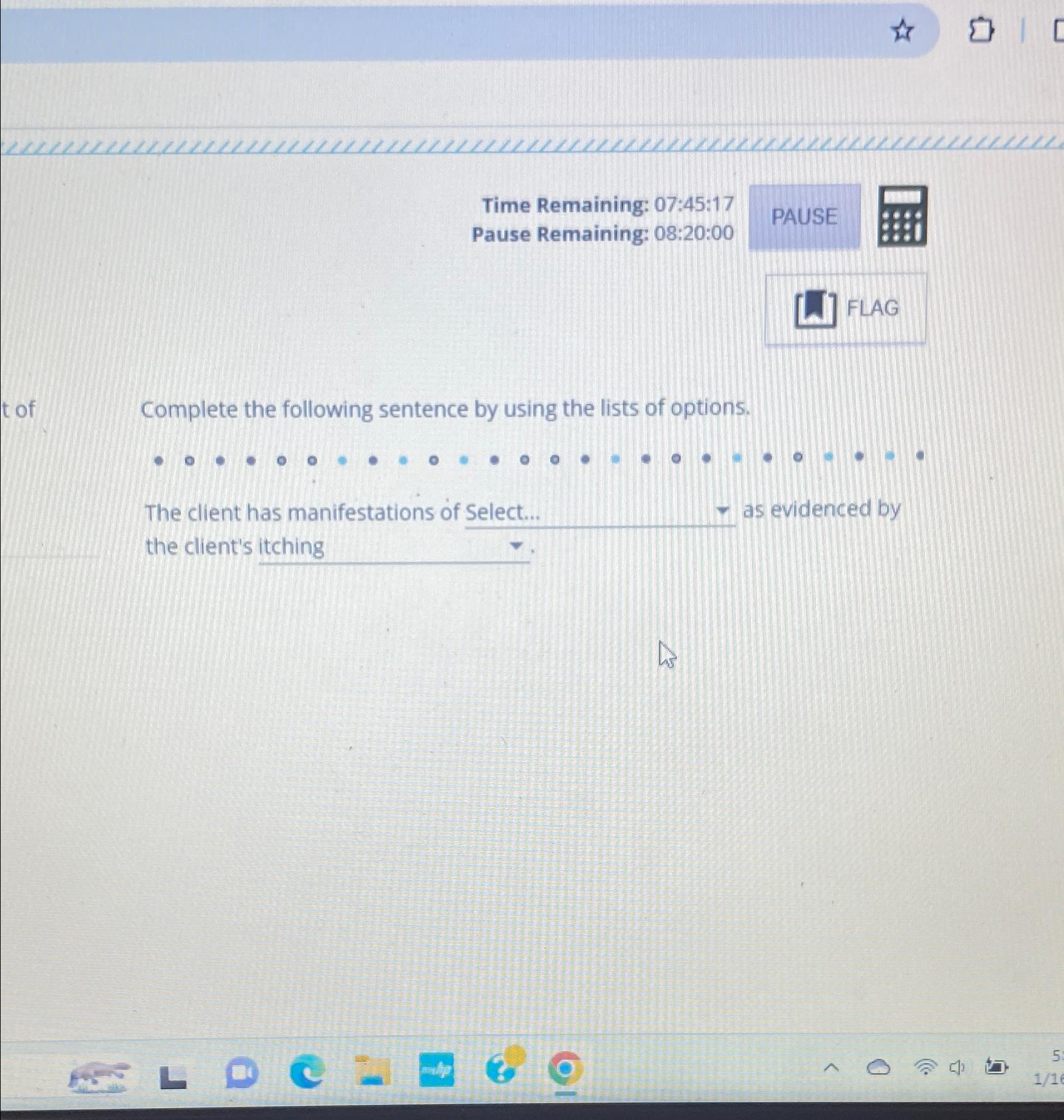 Solved Time Remaining: 07:45:17Pause Remaining: | Chegg.com