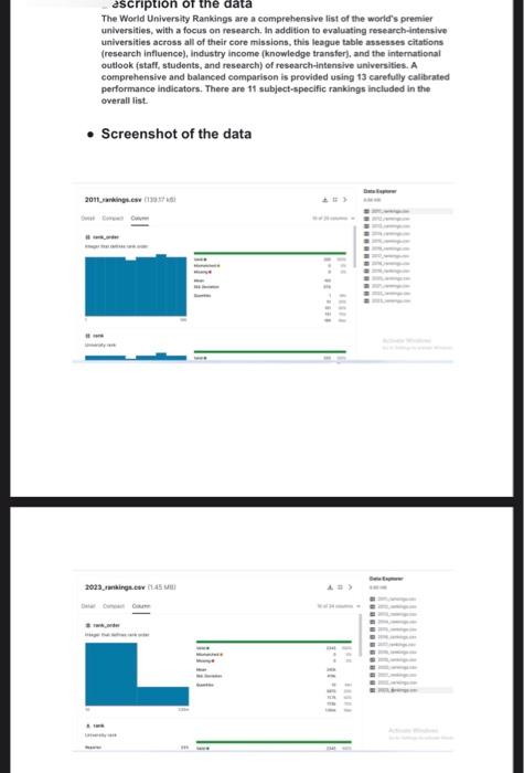 Solved Continue with the same data set given below: and | Chegg.com