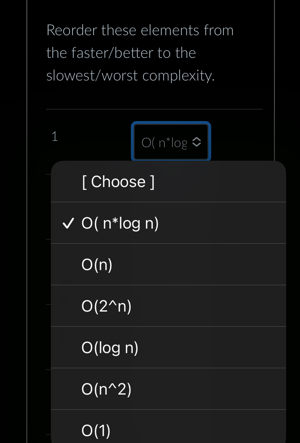 Solved Reorder these elements from the faster/better to the | Chegg.com