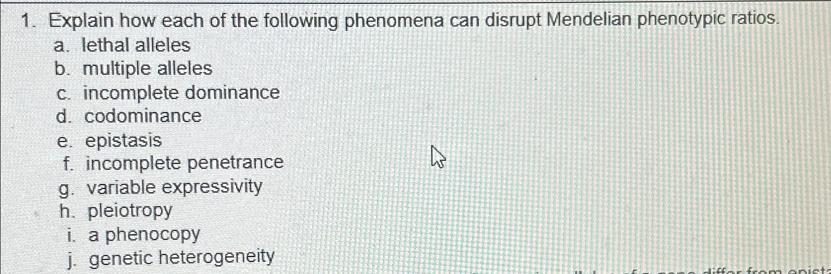 Solved Explain how each of the following phenomena can | Chegg.com