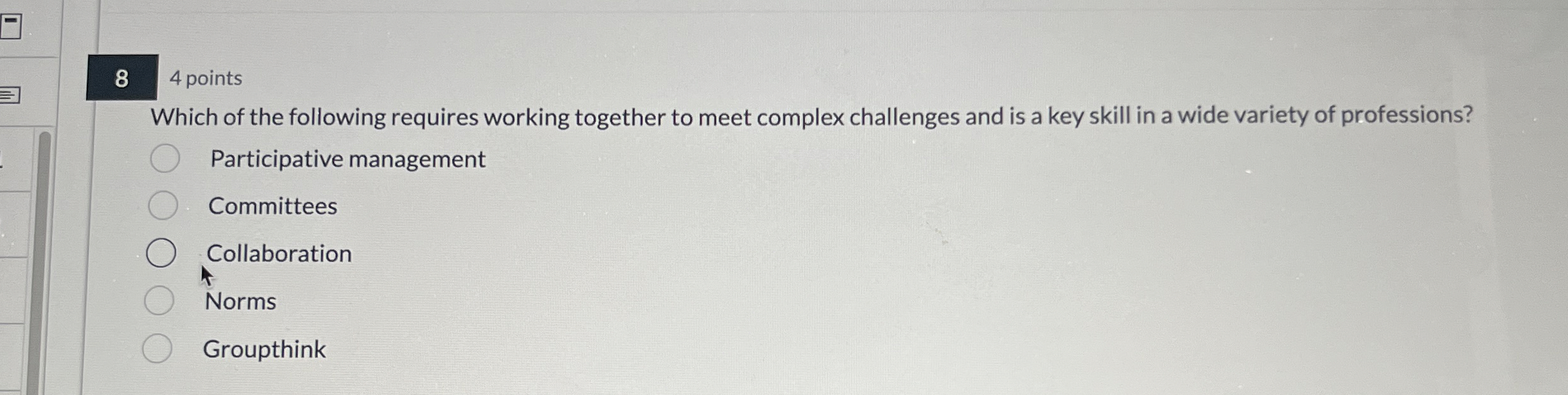 Solved 8 4 ﻿pointsWhich of the following requires working | Chegg.com