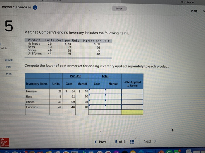 Solved MHE Reader Chapter 5 Exercises Saved Help S Martinez | Chegg.com