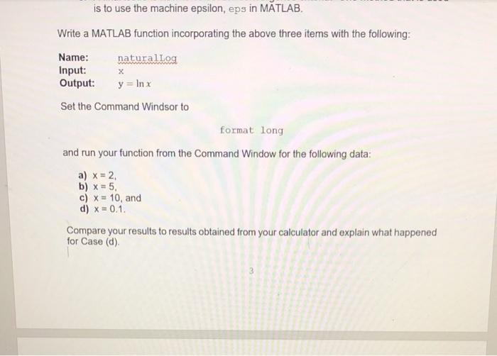 Solved Paragraph Part C: MATLAB Programming 7) M-File: | Chegg.com