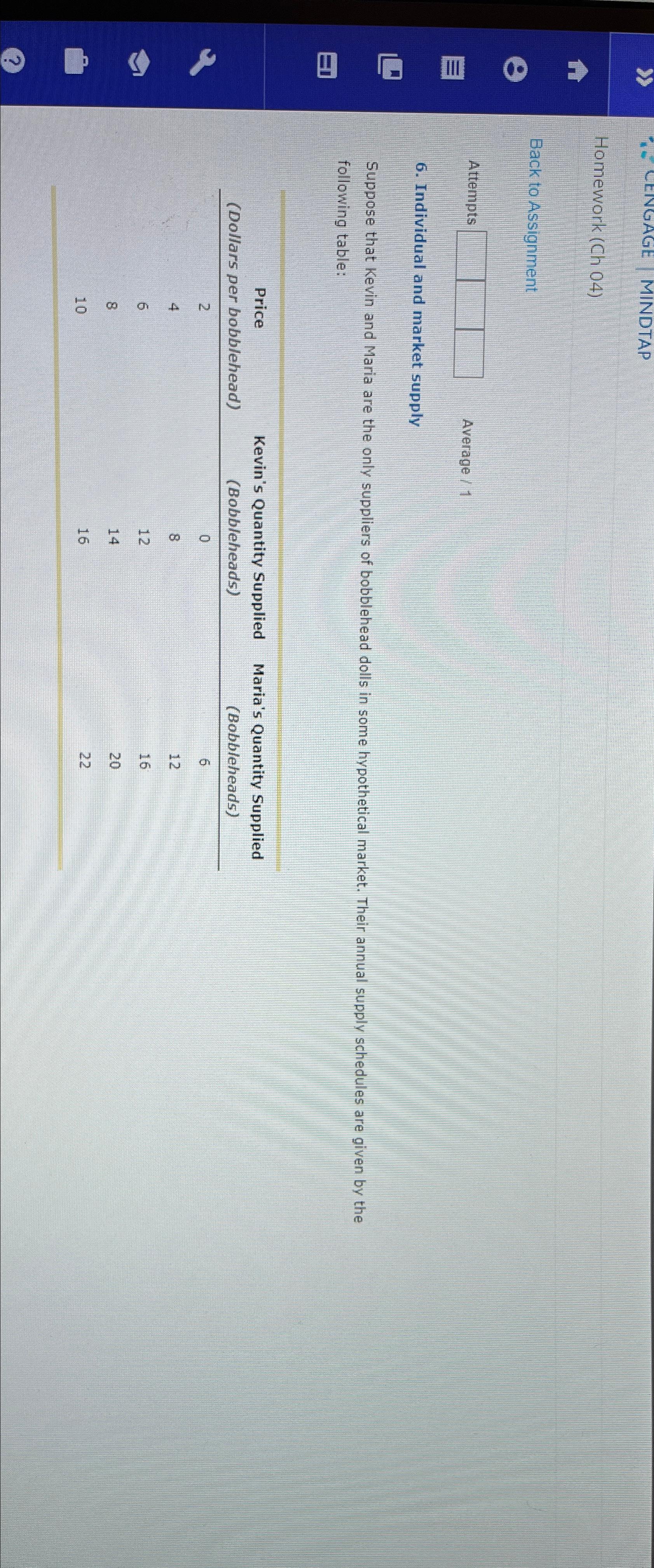 Solved Homework (Ch 04)Back to AssignmentAttempts Average | Chegg.com