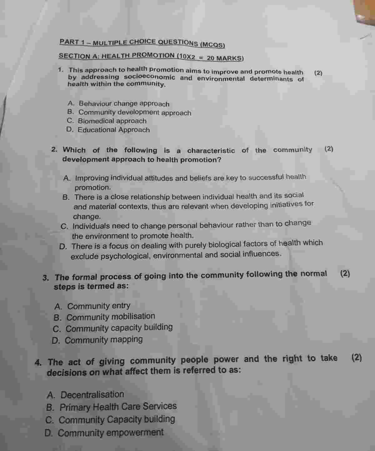 Solved PART 1 - ﻿MULTIPLE CHOICE QUESTIONS (MCQS)SECTION A: | Chegg.com