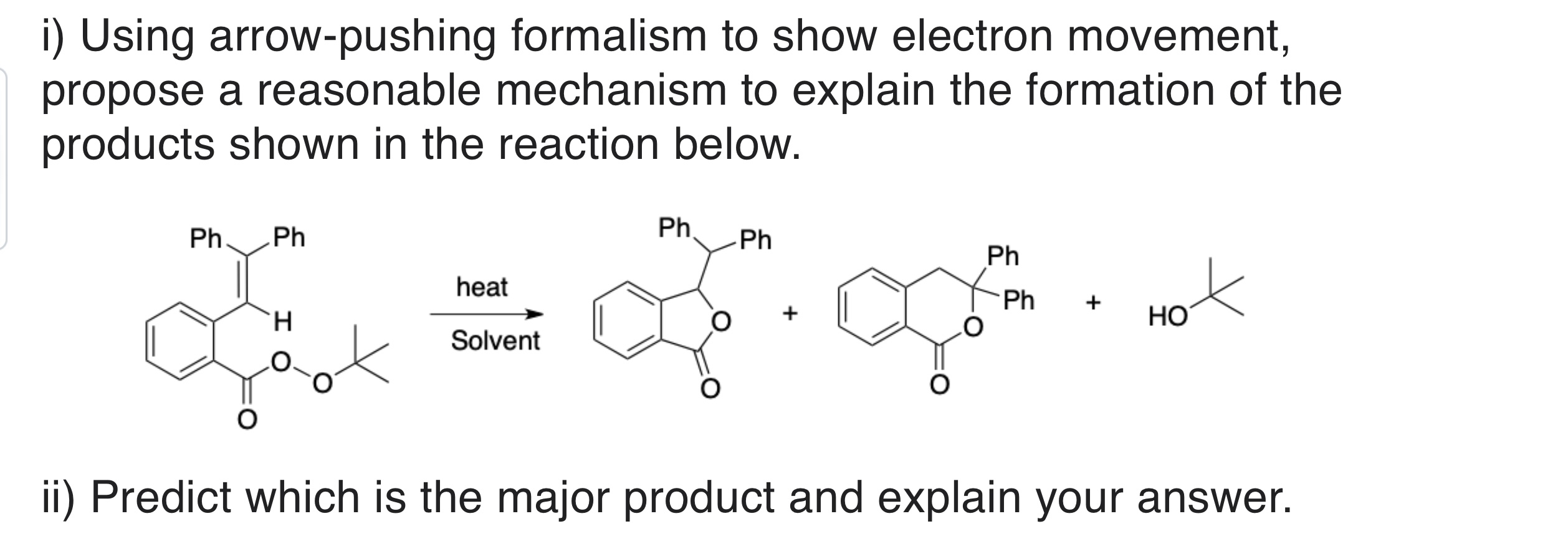 Solved 1) ﻿Using arrow-pushing formalism to show electron | Chegg.com
