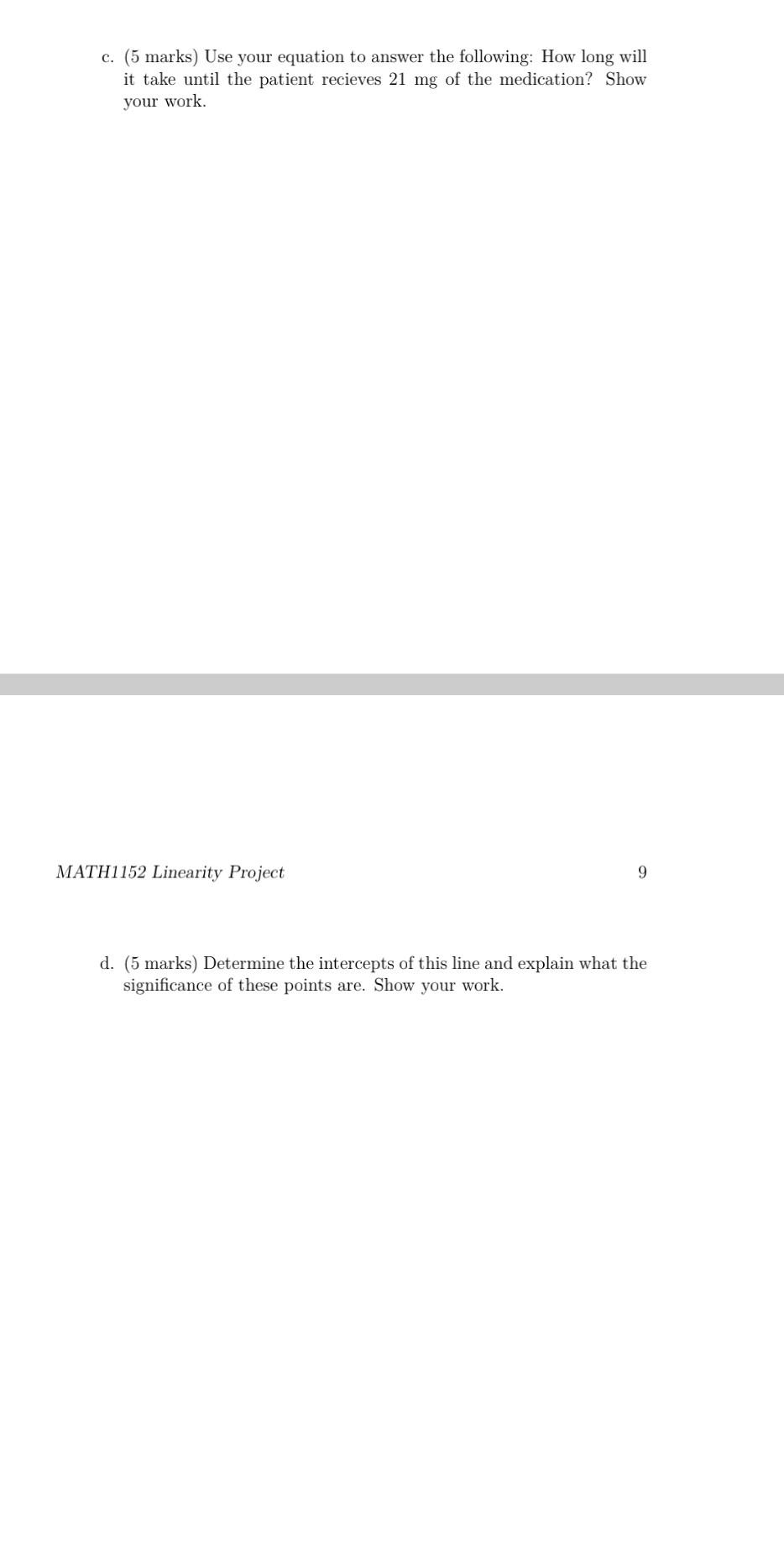 Solved Version 202202A 3. (10 marks) Write an equation for a | Chegg.com