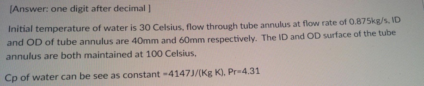 Solved [Answer: one digit after decimal ] Initial | Chegg.com