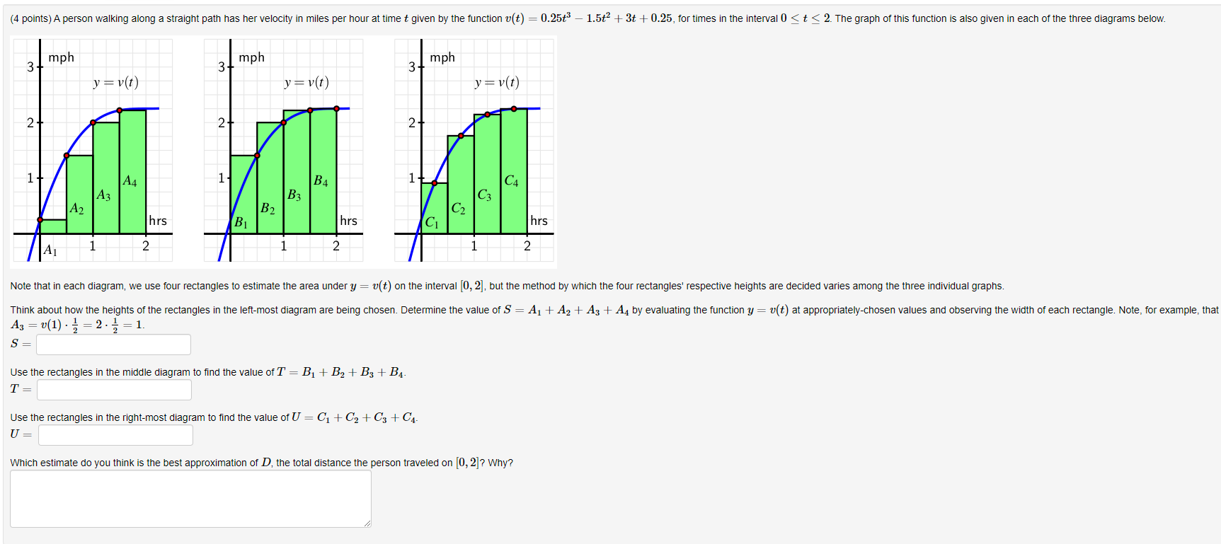 Solved Note that in each diagram, we use four rectangles to | Chegg.com