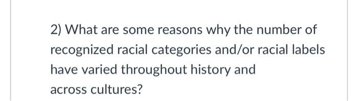 Solved 2) What are some reasons why the number of recognized | Chegg.com