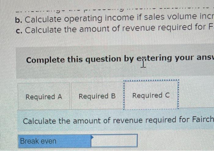 Solved I ONLY NEED HELP WITH B AND C. THEY ARE BOTH APART OF | Chegg.com