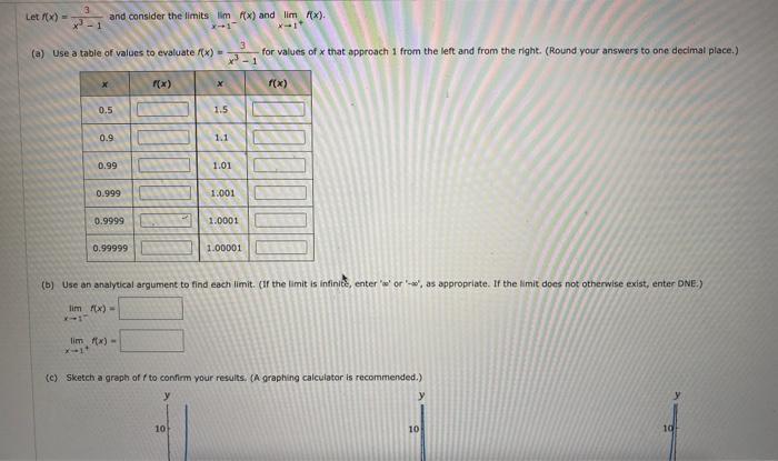 Solved Calculus helpLet F(x) = 3/x^3-1 and consider the | Chegg.com