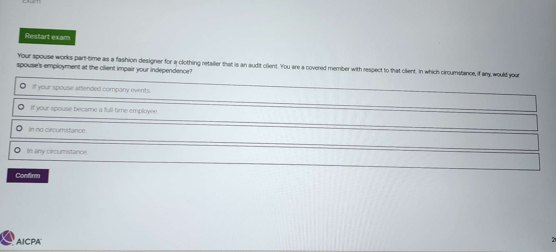 Solved Your spouse woris part-time as a fashion designer for | Chegg.com