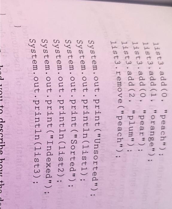 Solved 6.4 Array-Based Implementations 18. Show the output | Chegg.com