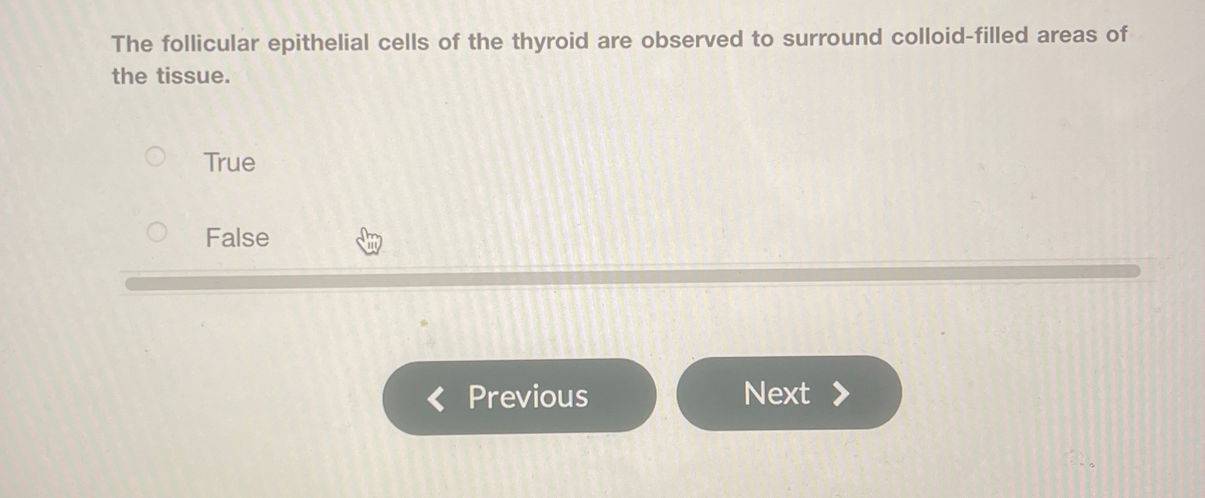 Solved The follicular epithelial cells of the thyroid are | Chegg.com