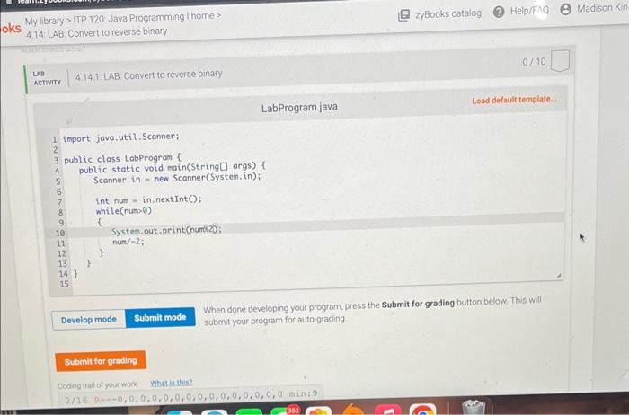 Solved Java // I have done the code but I cant find out how | Chegg.com