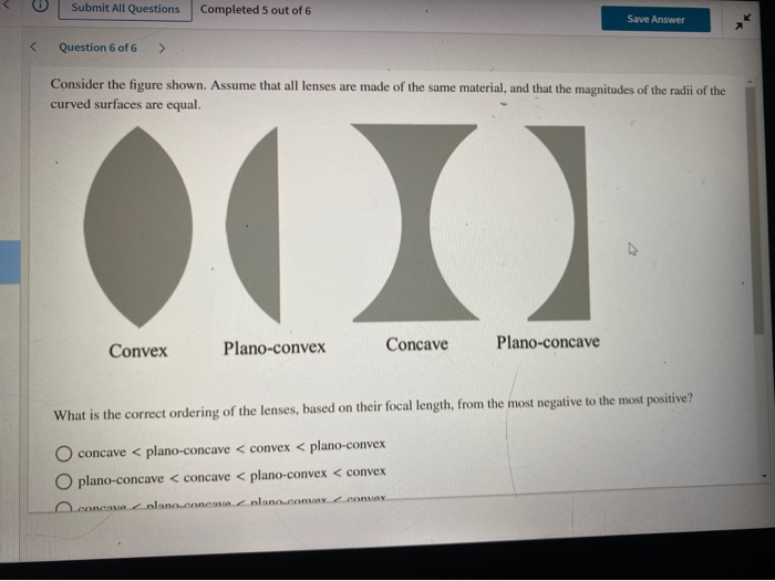 Solved Submit All Questions Completed 5 out of 6 Save Answer | Chegg.com Solved Submit All Questions Completed 5 out of 6 Save Answer | Chegg.com